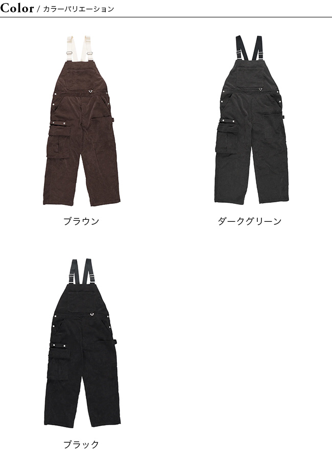 garage green works ガレージグリーンワークス ペインターコーデュロイカーゴオーバーオール｜Outdoor Style ...