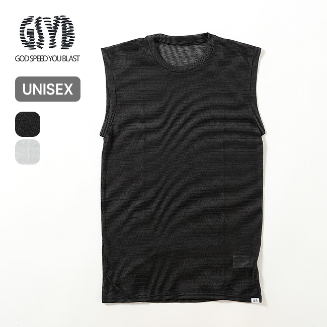 GSYB ジーエスワイビー クイックドライアンダーウェアノースリーブ(M ブラック): SUNDAY MOUNTAIN ANA Mall店 ...